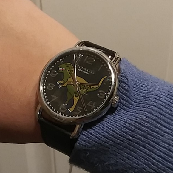 Coach | Accessories | Coach Dinosaur Trex Leather Womens Watch | Poshmark